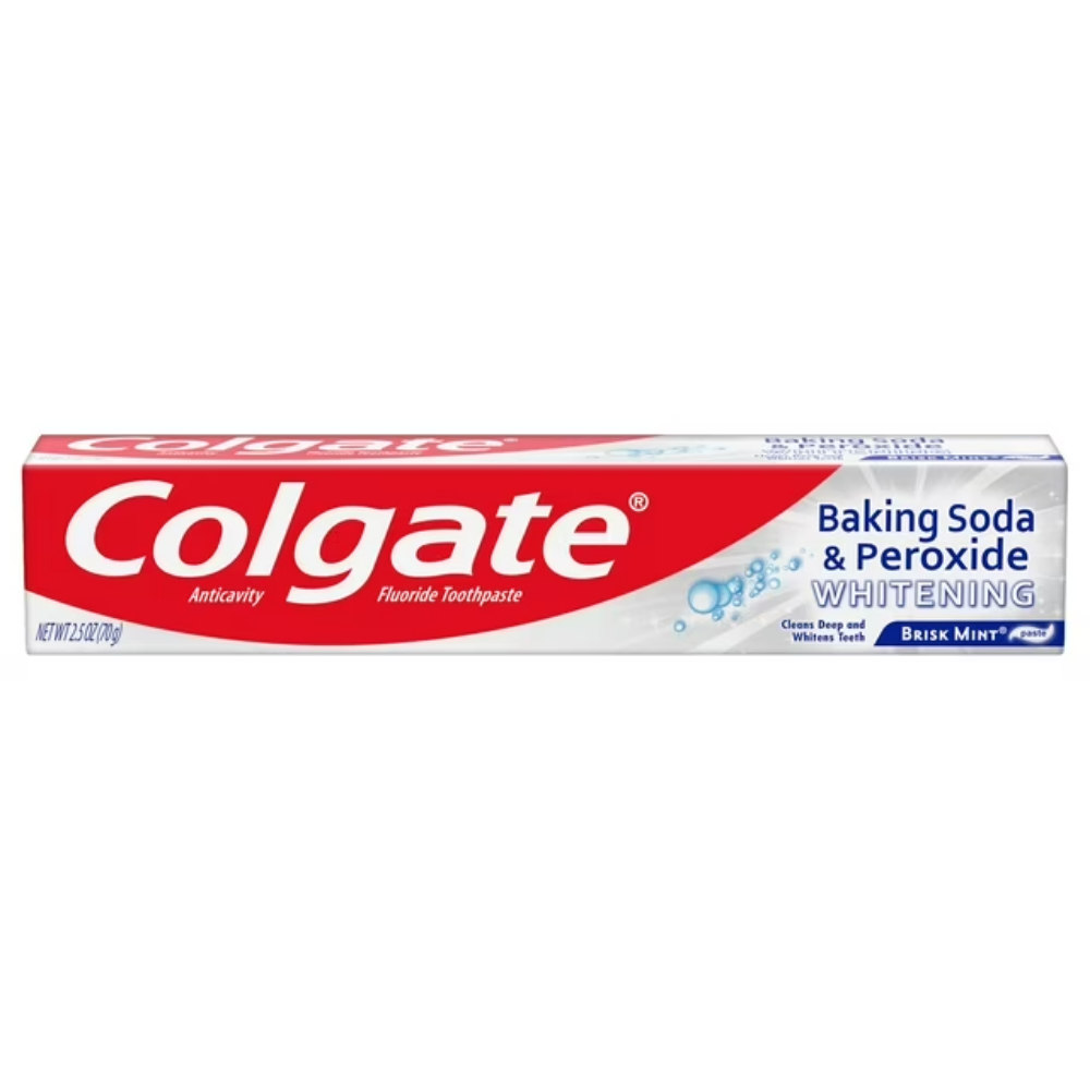 Colgate Baking Soda and Peroxide Whitening Toothpaste (2.5oz ...