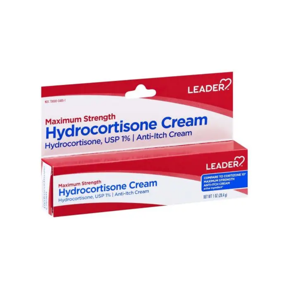 Leader Hydrocortisone Maximum Strength Cream 1% (1 oz) | Farmacias ...