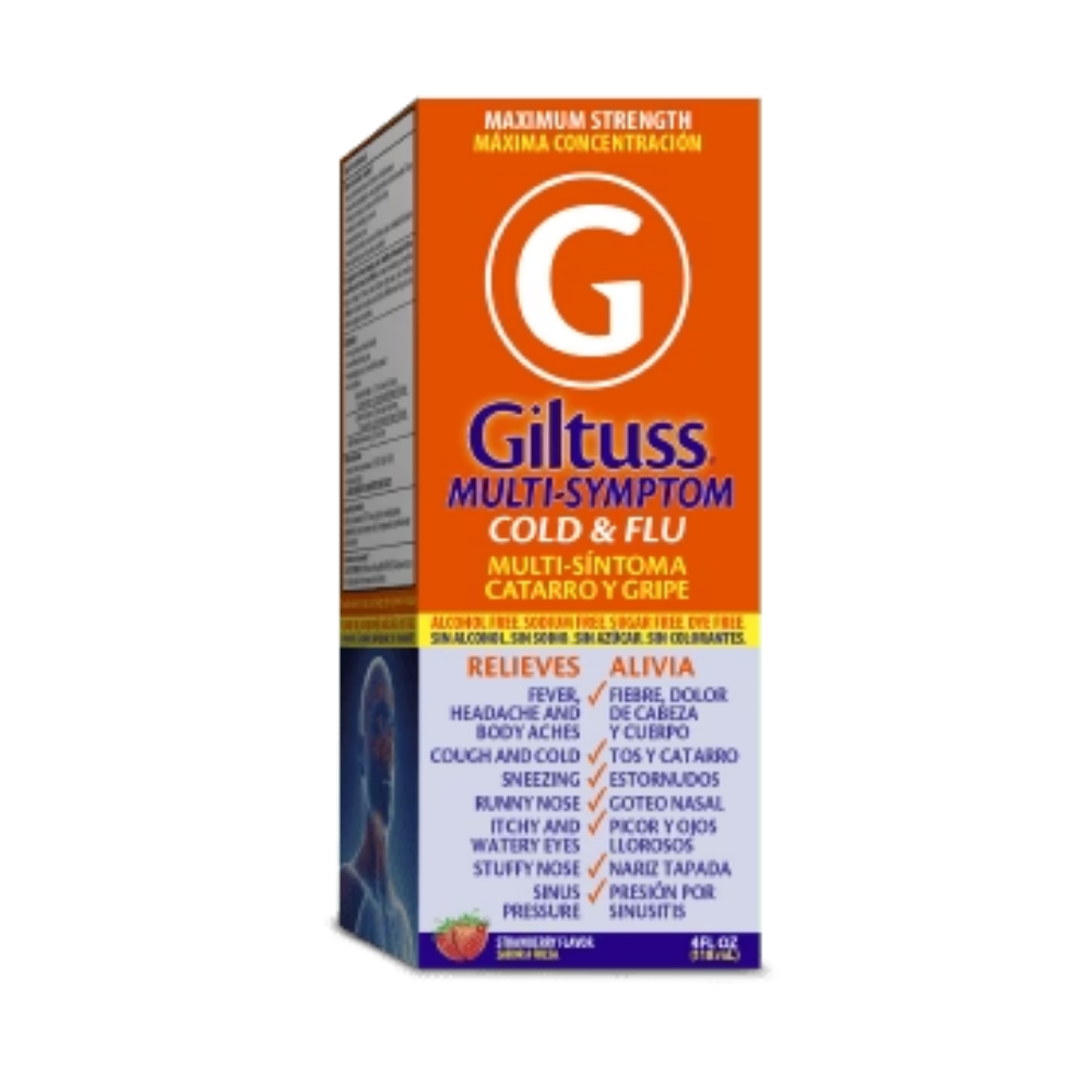 Giltuss Multi Symptom Cold and Flu (4 oz) | Farmacias Savia – Max*s ...